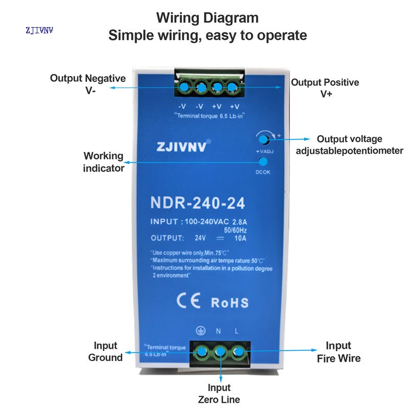 NDR Series 240W Switching Power Supply